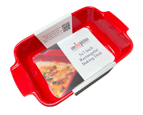 5x7 Inch Rectangle Baking Dish - Single Serving Bakeware – One Dish Kitchen